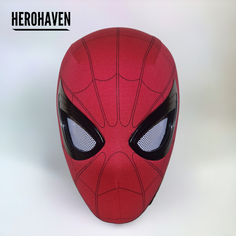 Spiderman Mask with Blinking Movable Eyes and Ring Control – HeroHaven
