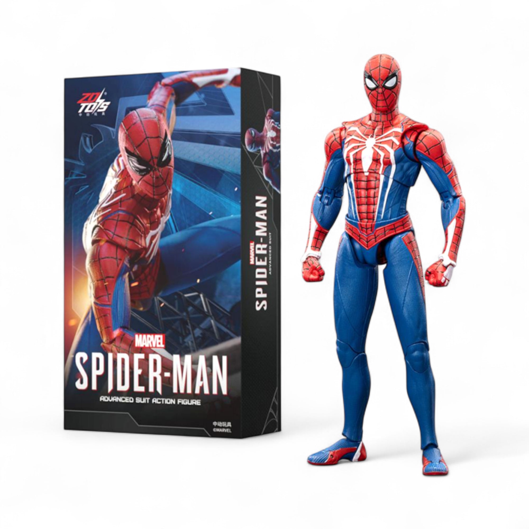 ZD Toys Spiderman Advanced Suit Action Figure 1/10 Scale – HeroHaven